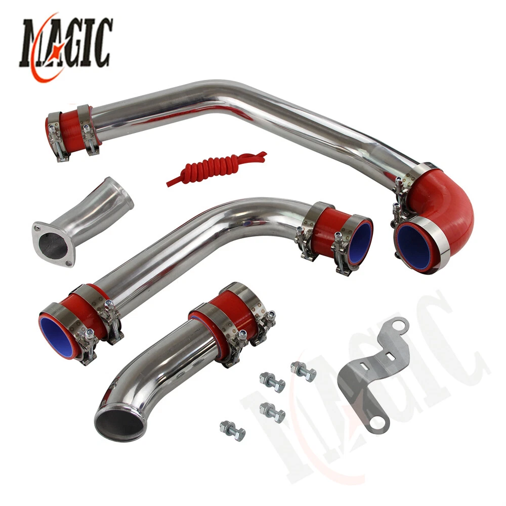 Red Evo X Intercooler Pipes