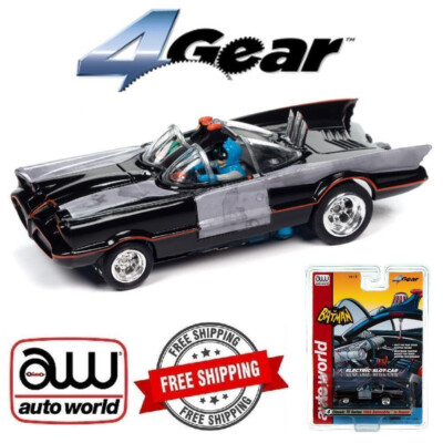 New: Auto World SC395 4Gear 1966 TV Series Batmobile in Repair HO Scale ...