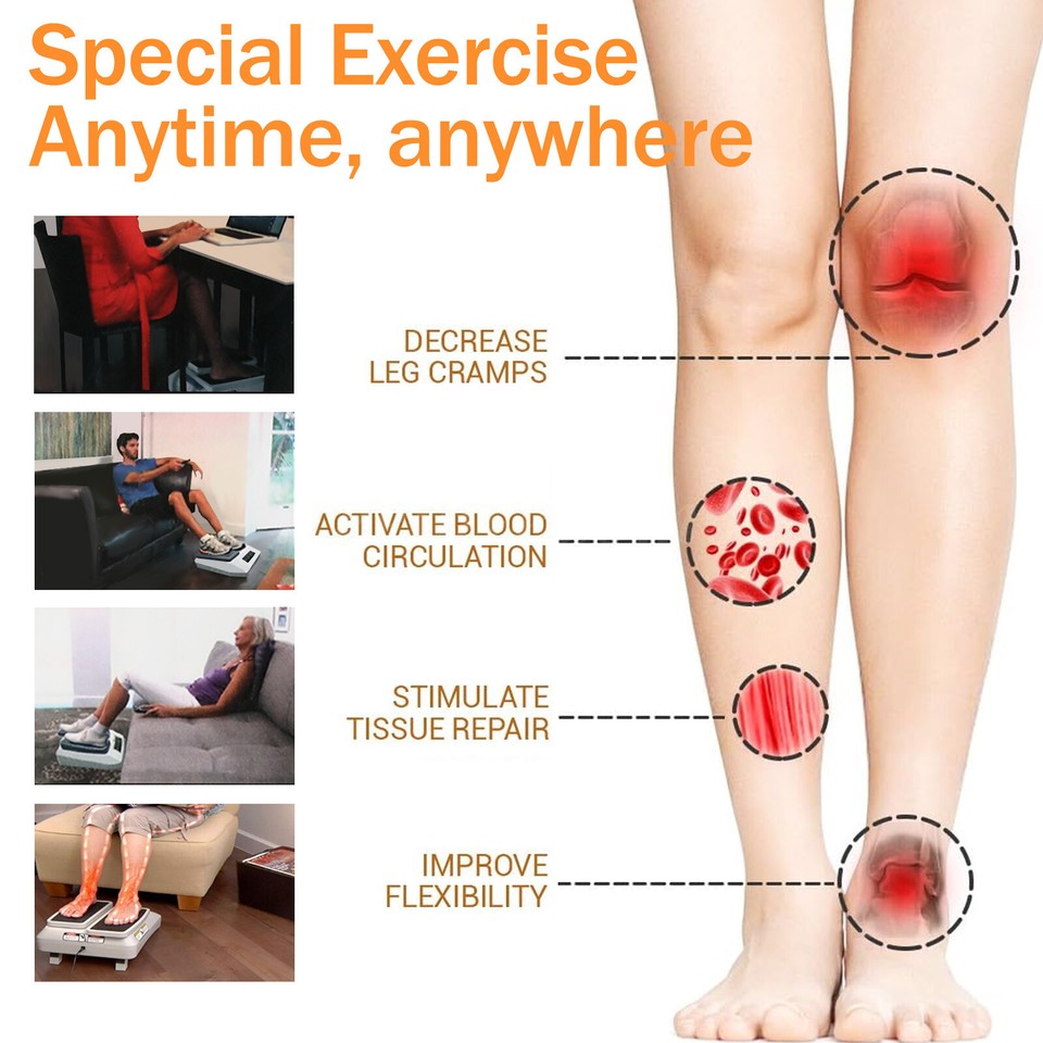 Leg Activator Machine with Remote&Power Cord Stimulate Foot Points ...