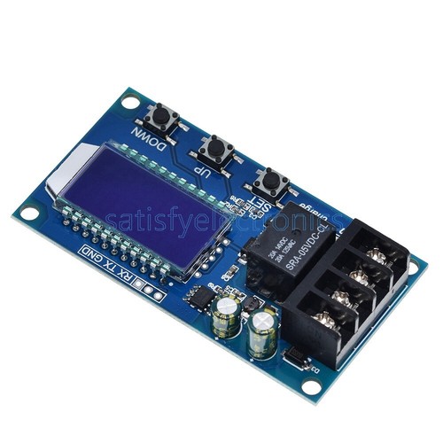 10A 6-60V Lithium Battery Charge NC Control LCD Display Module ...