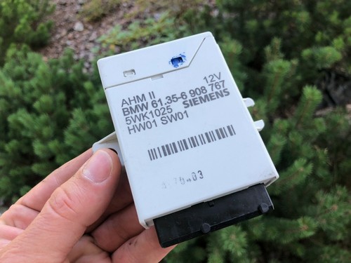 BMW E39 E53 X5 AHM II TRAILER TOW TOWING COMPUTER MODULE AHM2 6908767 ...