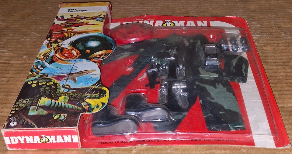 Dynaman Gi Joe Knock off ko Barter Toys 12' PARATROOPER Action Man ...