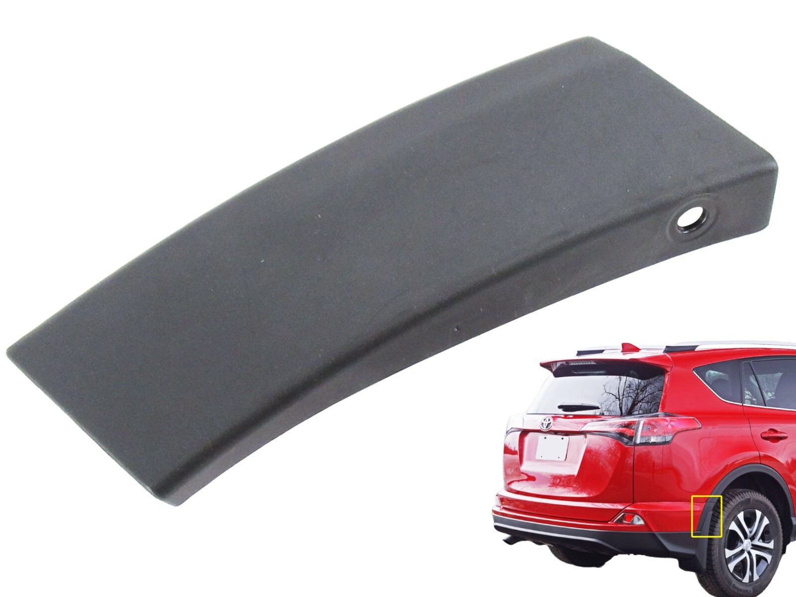 Fits 2016-2018 Toyota Rav4 Rear Bumper Right Side Extension Molding ...