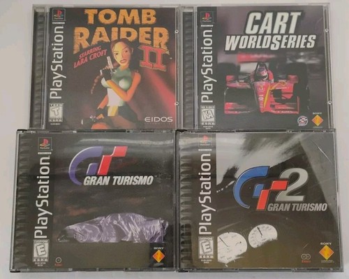 PlayStation 1 Games Lot. CIB Tomb Raider, Gran Turismo 1 & 2, Cart ...