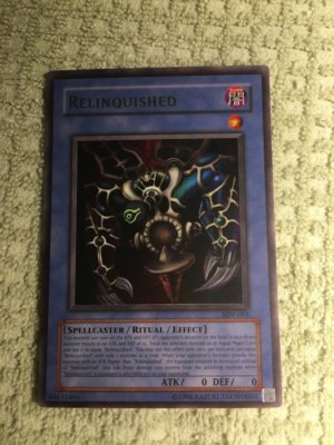 Yugioh Relinquished - SDP-001 - Ultra Rare VGC | eBay
