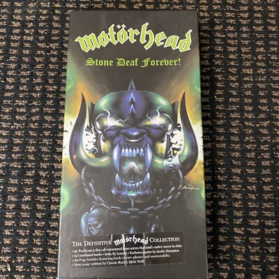 Motorhead Stone Deaf Forever! - 5 CD Box Set with poster and pristine ...