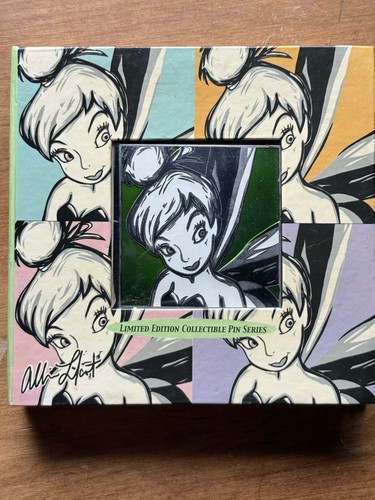 Disney Allison Lefcort Color Portrait Boxed Pin Tinker Bell Green LE ...