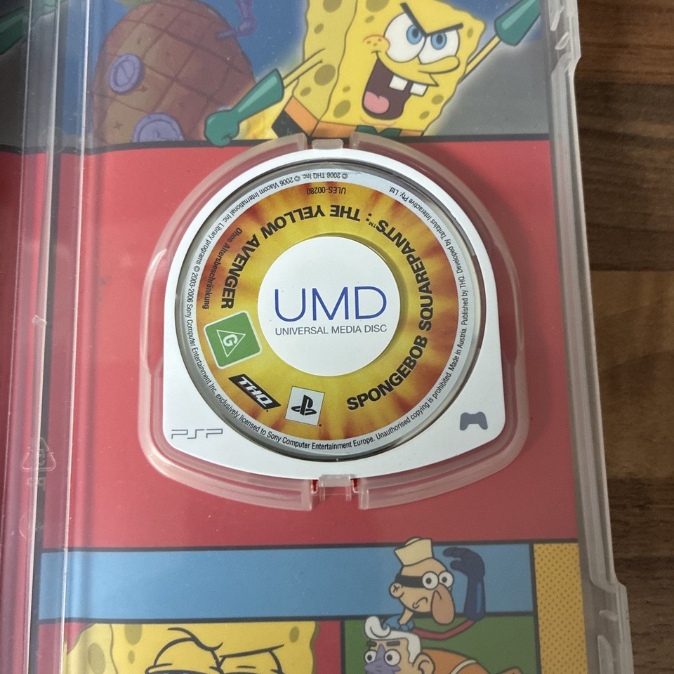 Sony PSP : SpongeBob SquarePants: The Yellow Avenge VideoGames Amazing ...