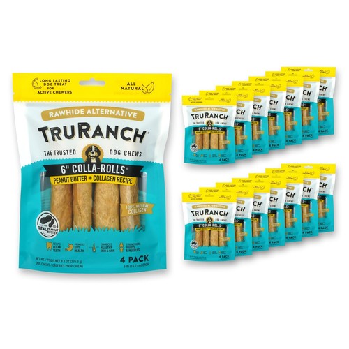Collagen Rolls - 6" Collagen Rolls for Dogs - Long Lasting Healthy ...