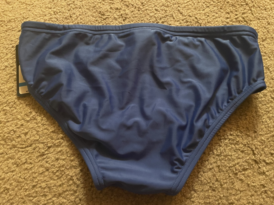 Speedo Pro LT Men's Swimsuit Solid Brief Team Blue Bikini Bottom Size ...