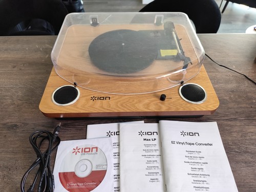 ION Max LP Turntable vinyl record player 812715015374 | eBay UK