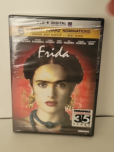 Frida DVD 2002 6 Academy Award Nominations Antiono Banderas Salma Hayek ...