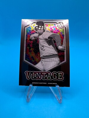 Bruce Sutter 2021 Panini Mosaic Vintage #V9 Chicago Cubs Card | eBay