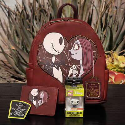 NWT Loungefly NBC Jack & Sally Simply Meant to Be Mini Backpack ...
