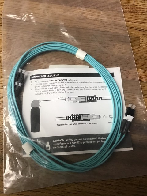 One Corning COMPULINK 432272 50/125 Lc-lc Duplex- 3m Fiber for sale ...