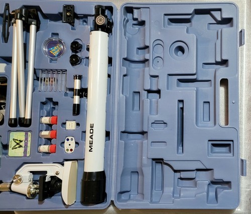 Meade Telescope and Microscope Kit w/ Original Case Excellent Condition ...