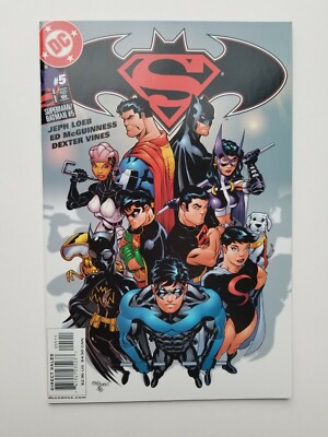 Superman / Batman #5 Ed McGuinness, Jr. Cover DC Comics 2004 Bat family ...