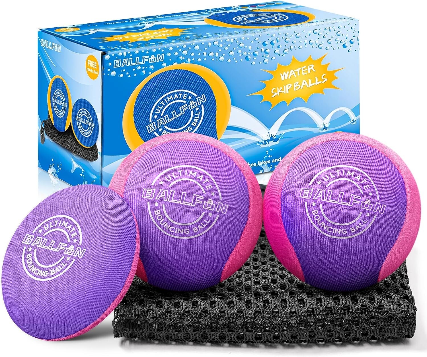 Pool Toys For Kids Ages 8-12 Water Skipping Balls - Fun Pool Toys For ...