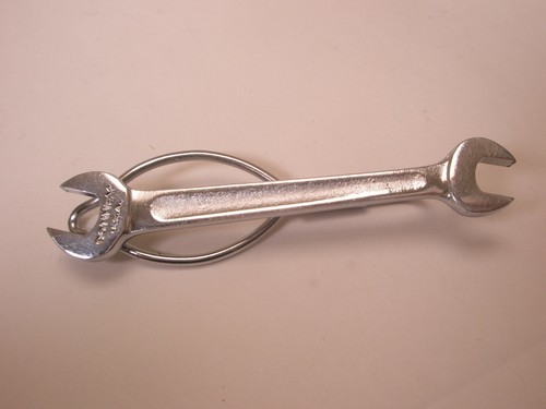 Wrench Open End Vintage BONNEY Tie Bar Clip mechanic tools sae metric ...