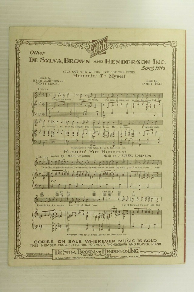 1932 It Was So Beautiful Loyce Whiteman Vintage Sheet Music M52 | eBay