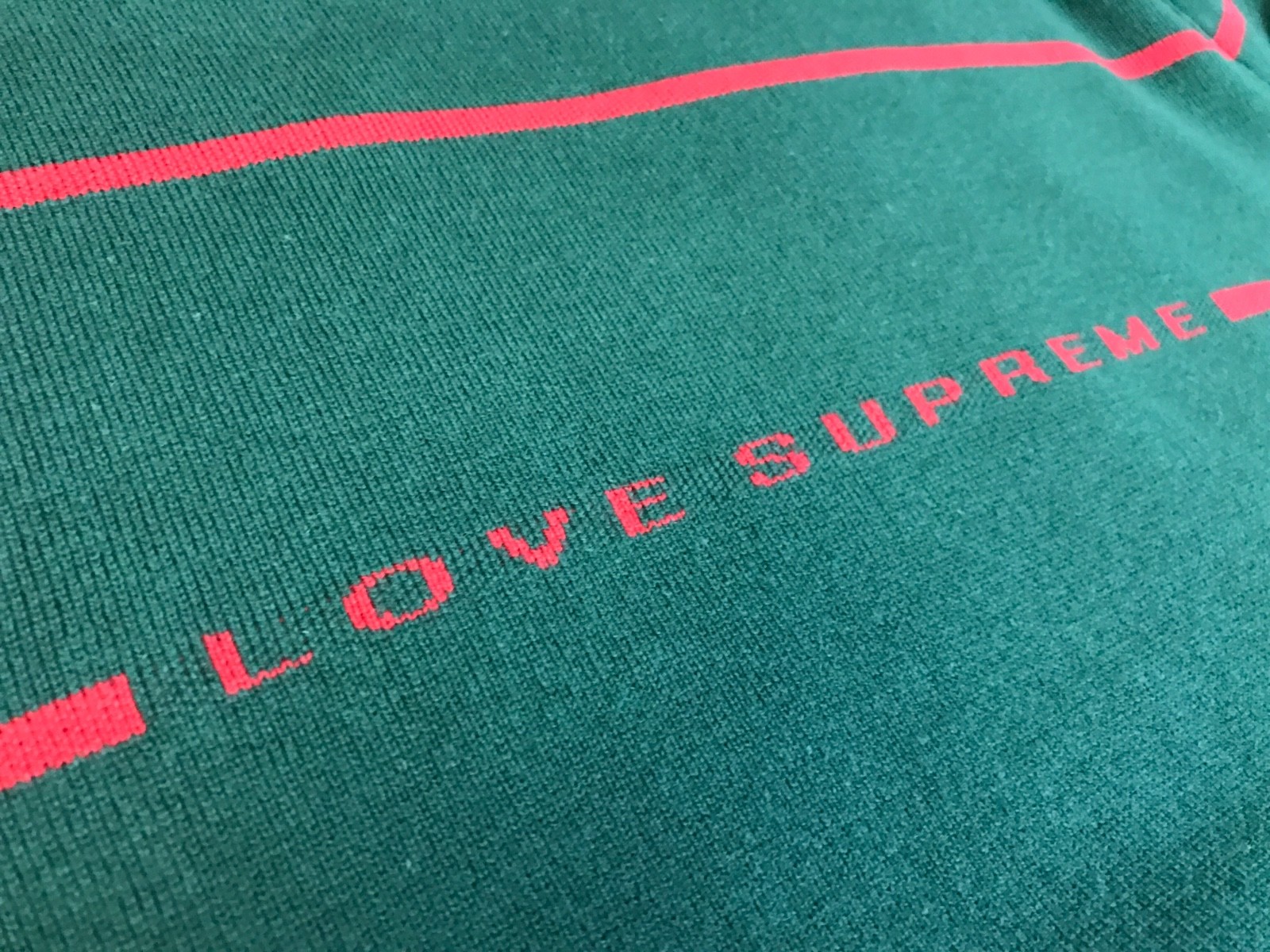 Supreme F/W 2017 Love Supreme Sweater Size M Box Logo | eBay
