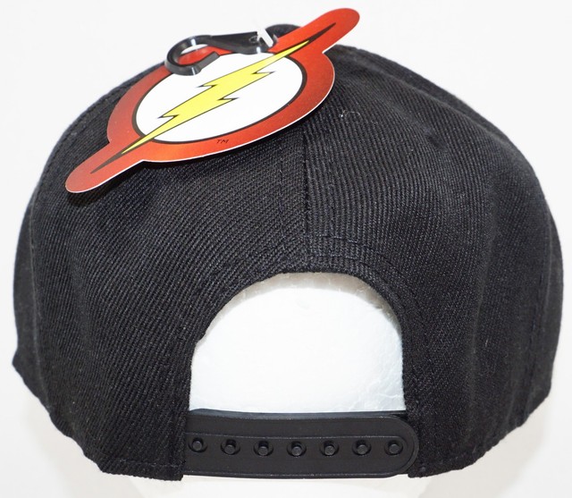 DC UNIVERSE The FLASH Snapback Hat - Black - & RARE for sale online | eBay