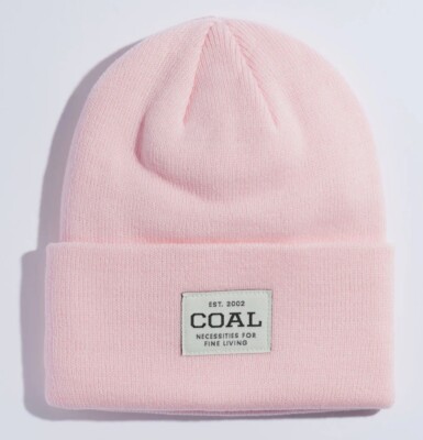 COAL "Uniform" Solid Tall Beanie Toque Pink - New WithTags - 4396 | eBay