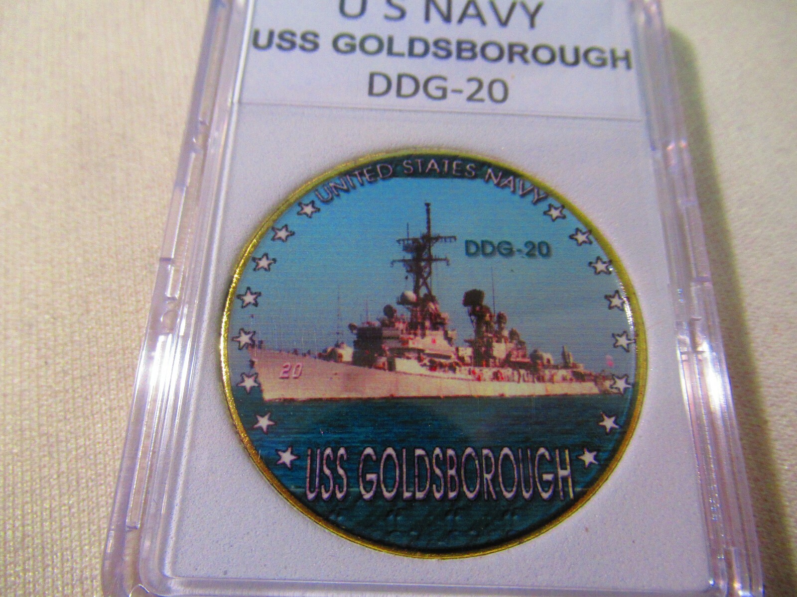 US NAVY - USS GOLDSBOROUGH (DDG-20) Challenge Coin | eBay
