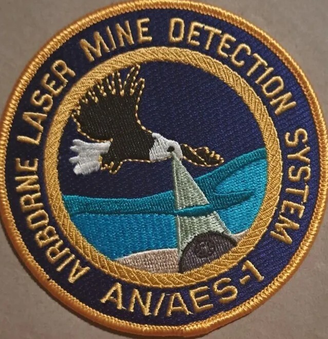 Airborne Laser Mine Detection System - AN/AES-1 - embroidered Iron on ...