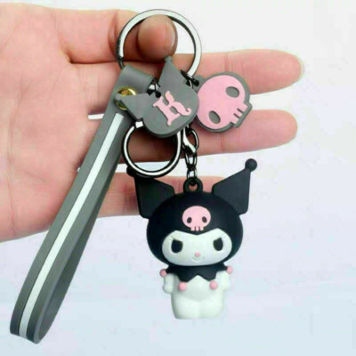 NEW KUROMI KEYCHAIN Cute Cartoon Key Ring Purse Charm Party Favors | eBay