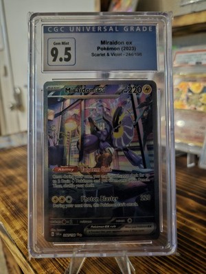 CGC 10 Miraidon ex 2023 Scarlet & Violet 244/198 SIR Pokemon Card | eBay