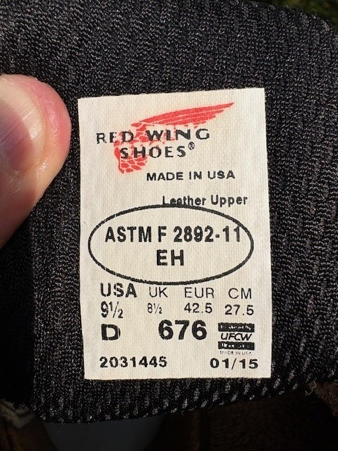 Red Wing Boots Model 676 Wedge Sole | eBay