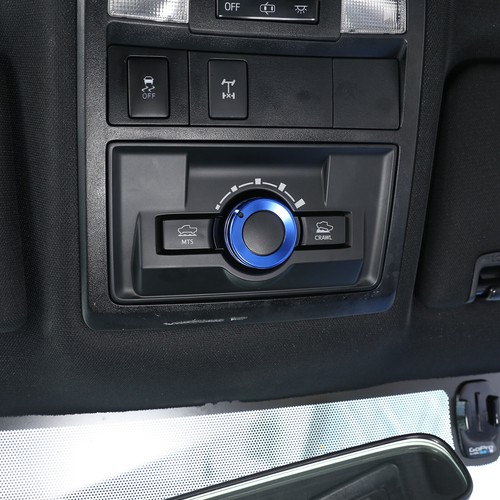 Blue Aluminum Alloy Overhead Console Knob Cover Tirm Ring Fits Tacoma ...