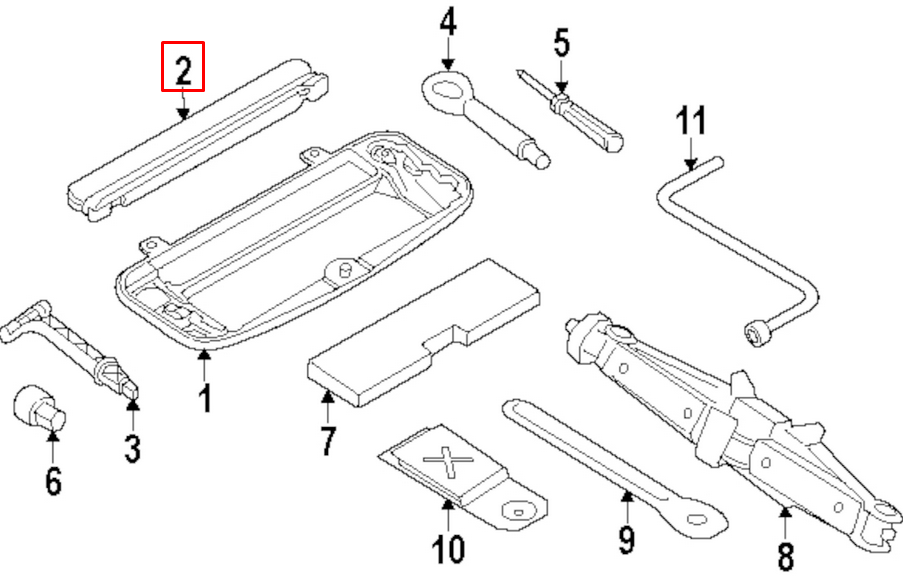 2015 BMW 2 SERIES PART NUMBER 71606770487 - BMW F45 Warning triangle ...
