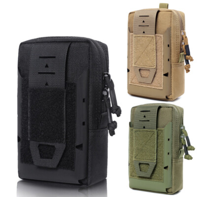 Tactical Molle Phone Case Bag Cover Belt Pouch For iPhone 15/14/13/12 ...