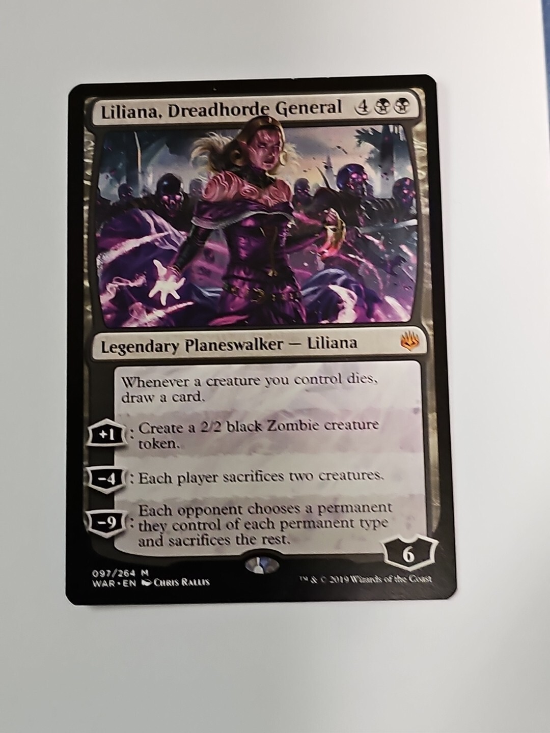 MTG Liliana, Dreadhorde General War of the Spark 097/264 Regular Mythic | eBay