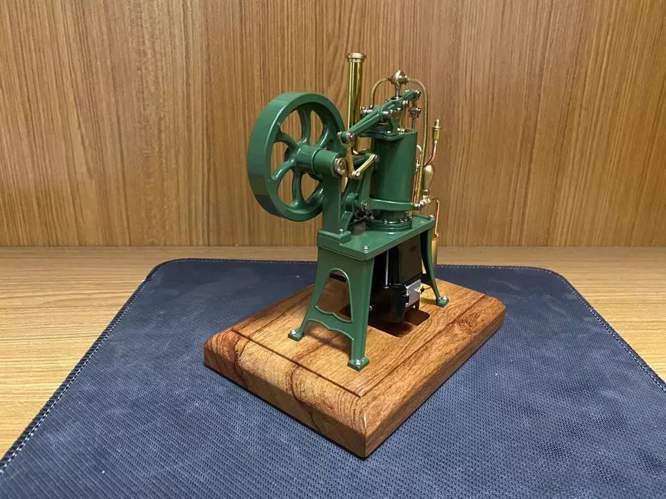 Mini Stirling Engine Green Brass Rider Ericsson Hot Air Pumping Engine ...