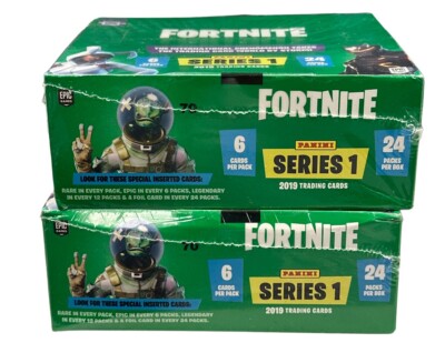 #2 LOT of (2) 2019 Fortnite Series 1 24-Pack Factory Sealed Booster ...