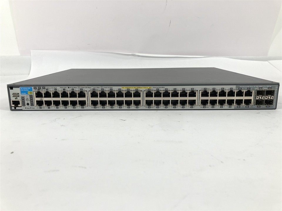 HP ProCurve 2910al-48G-PoE+ J9148A 48 Port Gigabit PoE+ Ethernet Switch ...