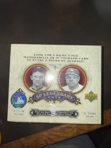 2006 Upper Deck SP Legendary Cuts Factory Sealed Hobby Box 📈. HARD TO ...