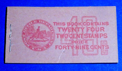 US BK81 WASHINGTON 2 CENT 49¢ COMPLETE BOOKLET SC# 634d (4) MNH NICE ...