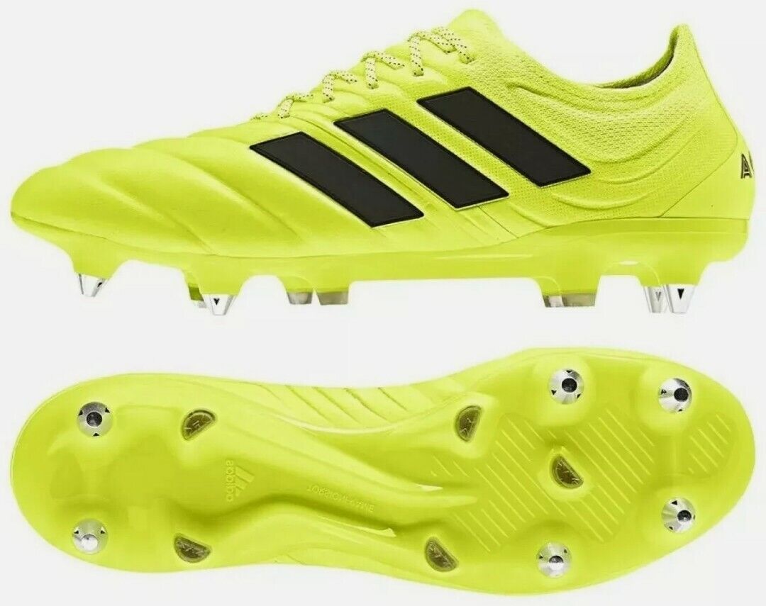 $230 NEW Adidas Copa 19.1 SG Leather Soccer Cleats Neon $230 NEW Adidas Copa 19.1 SG Leather Soccer Cleats Neon
