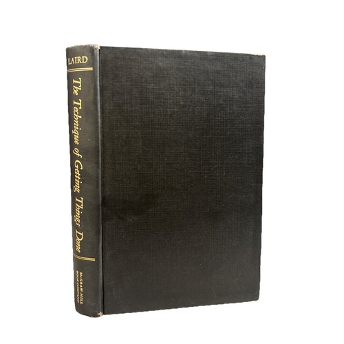 The Technique of Getting Things Done by Dr. Donald Laird 1947 HB/DJ | eBay