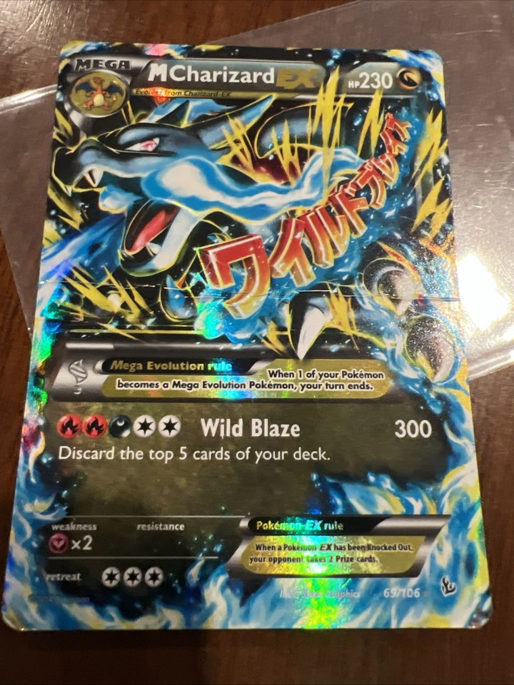 Pokémon TCG XY Flashfire M Charizard EX Ultra Rare Card 69/106 | eBay