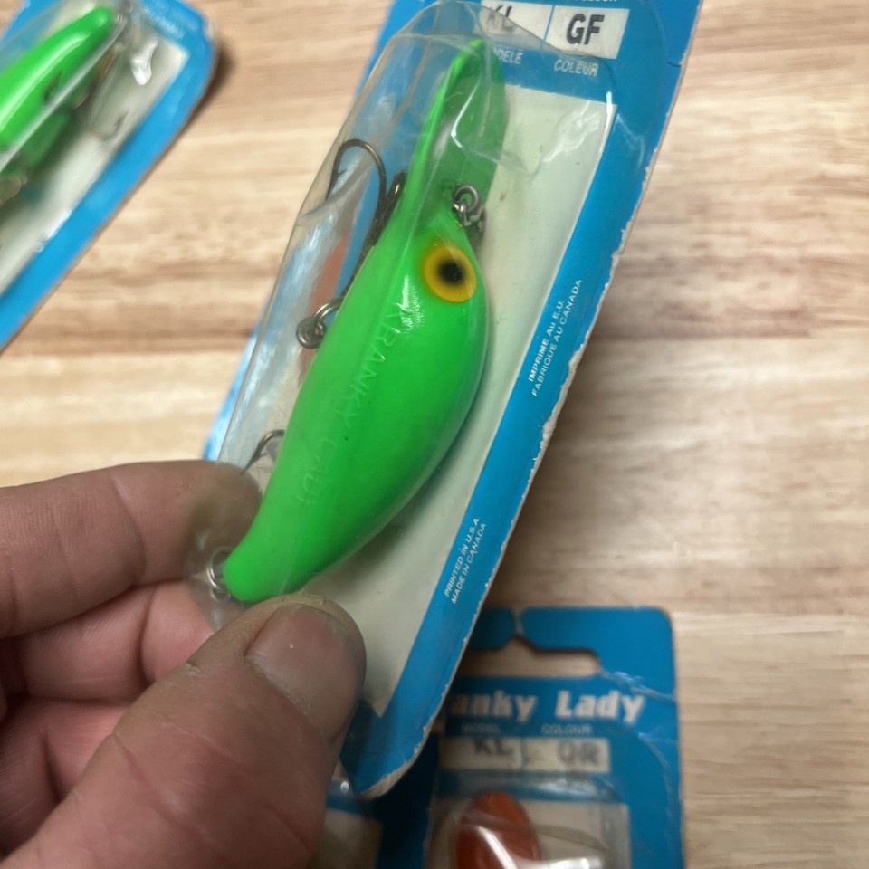 lot of 5 vintage rare Kwikfish Kranky Lady fishing lures Salmon ...