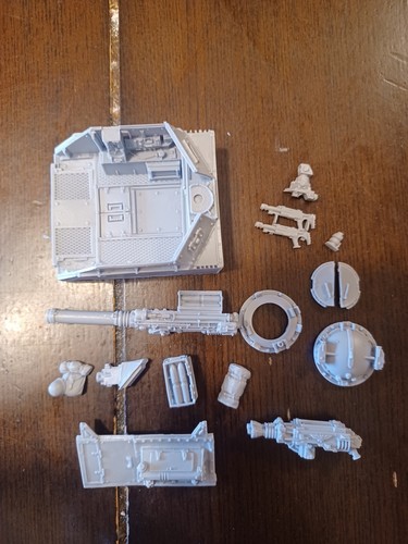 warhammer 40k imperial guard salamander scout command tank upgrade lot ...