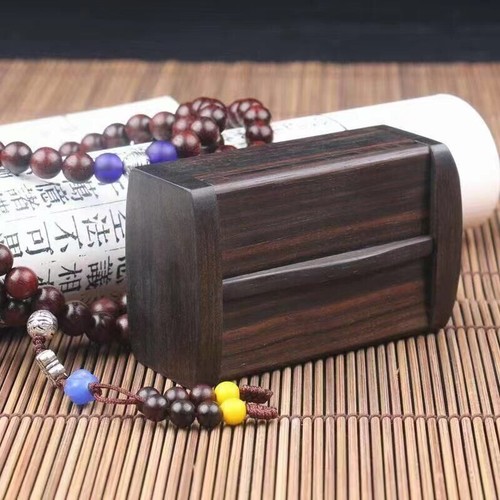 Mini Portable Buddhist Ebony Wood Altar Butsudan Shrine God+Guanyin ...