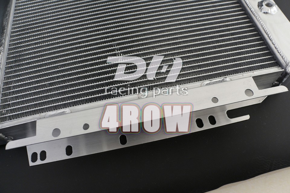 4 Row Alum Radiator For 1963-1968 Chevy Bel Air/Impala 64-67 El Camino ...