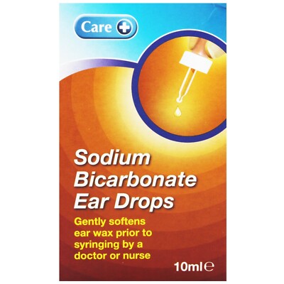 CARE SODIUM BICARBONATE EAR DROPS - 10ML | eBay