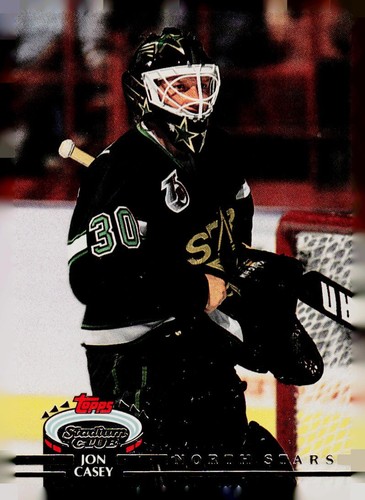 1992-93 Stadium Club #198b Jon Casey Minnesota North Stars | eBay
